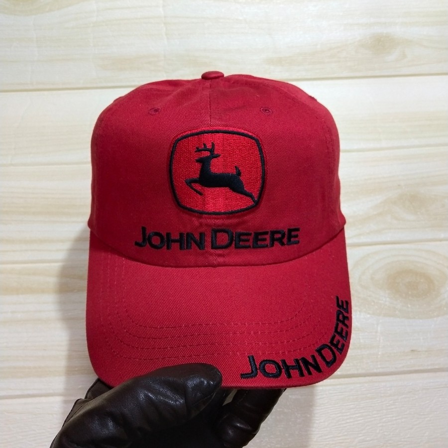 topi john deere merah | Lazada Indonesia