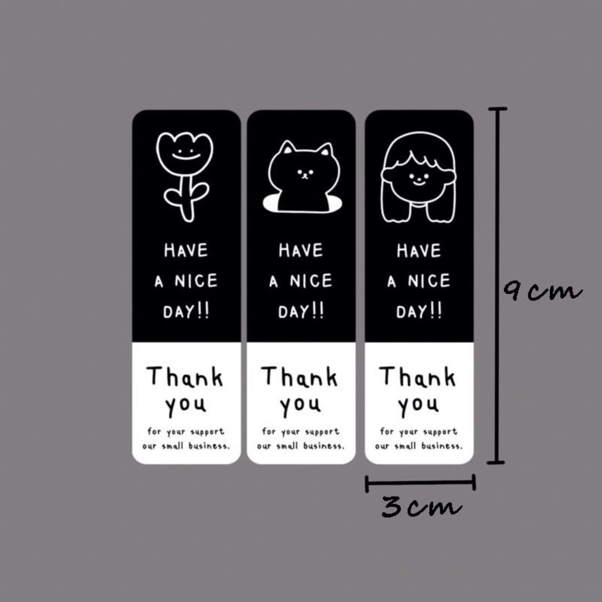 100pcs Stiker Label Dus Stiker Dus Stiker Motif Dus Stiker Kotak ...
