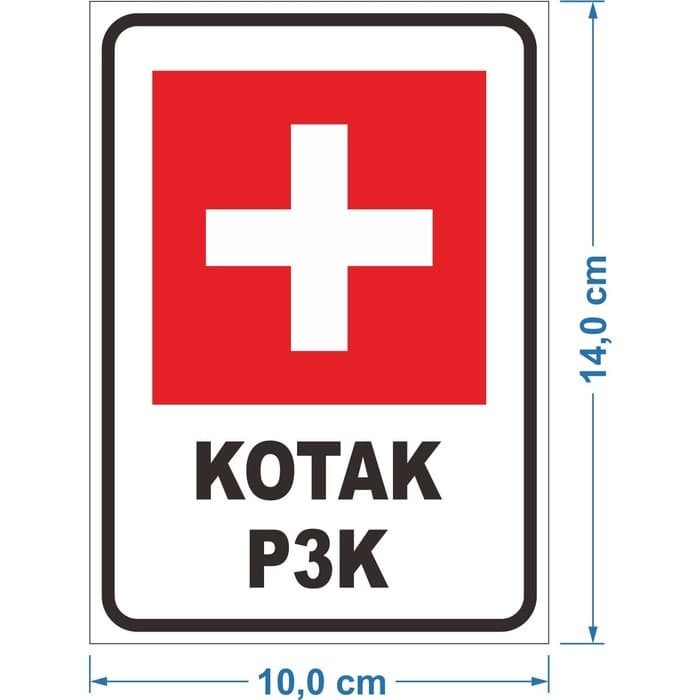 STIKER VINYL P3K KOTAK | Lazada Indonesia