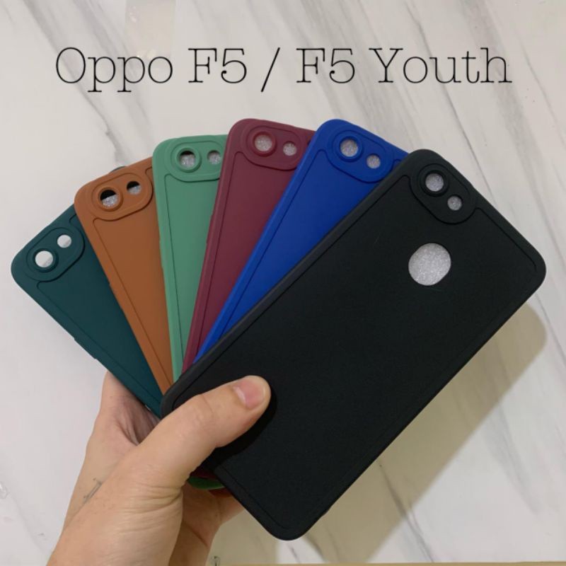 CASE OPPO F5 F5 YOUTH - SOFTCASE PROCAMERA FULL COVER MATTE | Lazada Indonesia