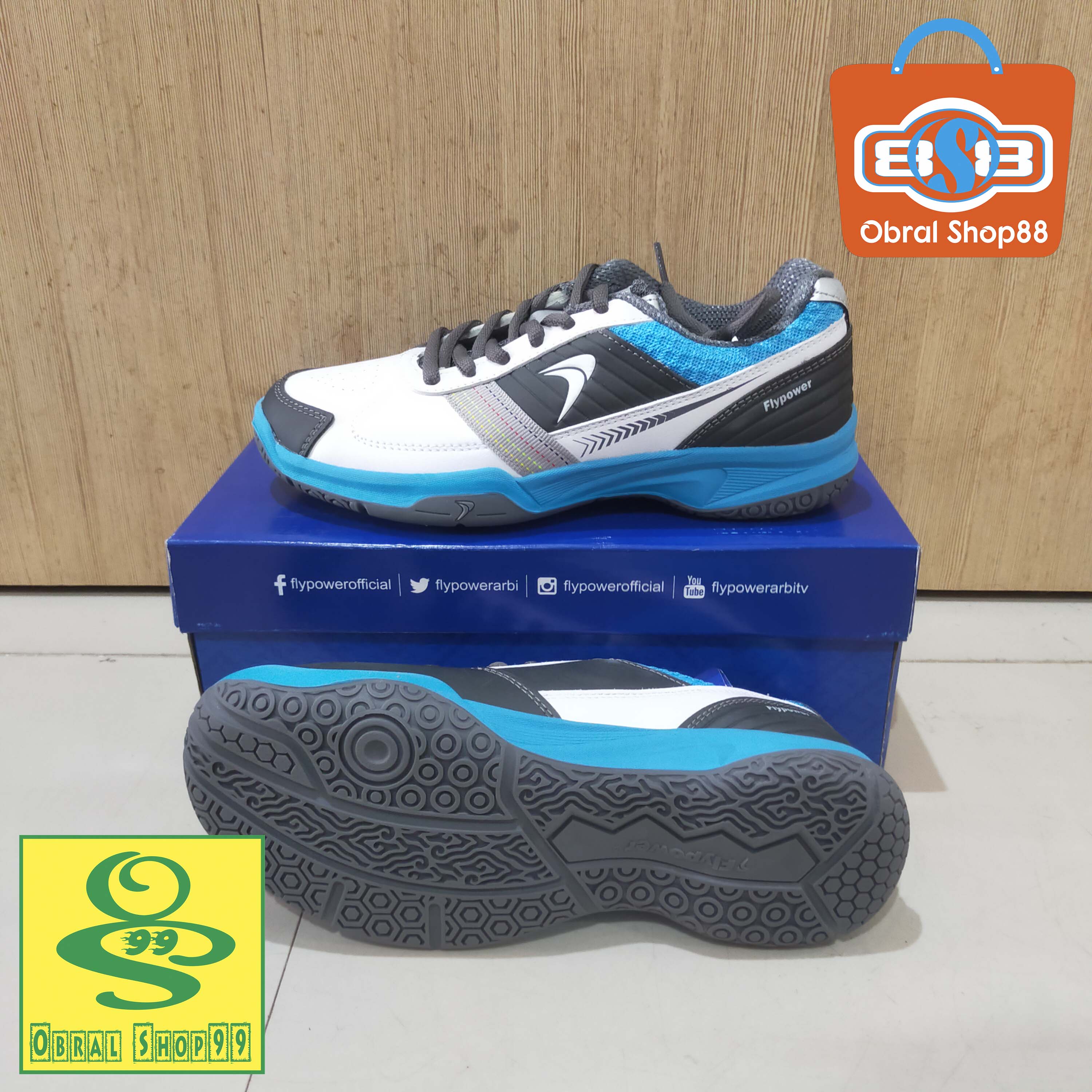 SEPATU BADMINTON FLYPOWER KALASAN 5 | Lazada Indonesia
