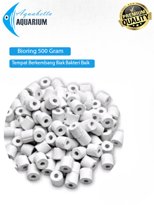 Bioring Keramik Media Filter 500gr Bio Ring Ceramic Filter Aquarium ...