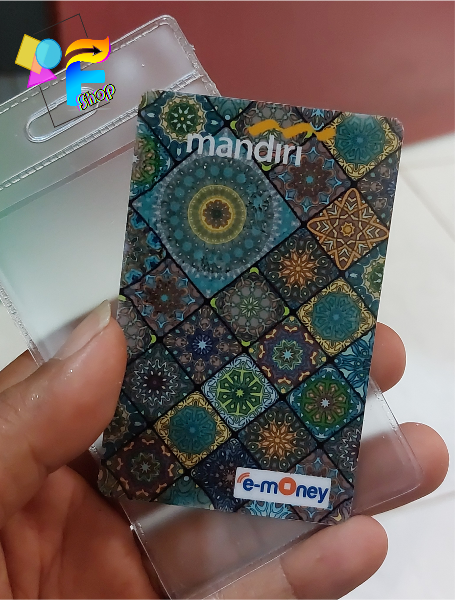 Kartu eMoney eToll Tapcash BRIZZI edisi Batik Hijau - Custom Print ...