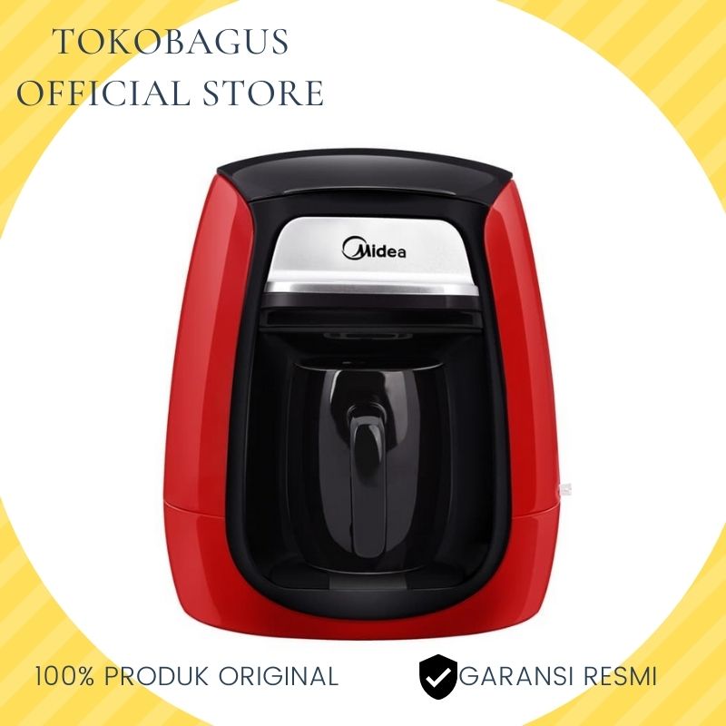 Midea Coffe Maker MCM-015D1 Penyeduh Kopi 0.15 Liter Merah (Free MUG ...