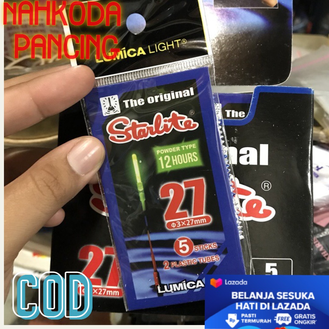 starlite Lampu pancing original starlite menyala - lumica satu pack isi ...