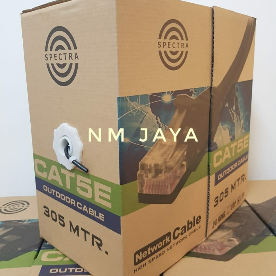 Kabel Lan Outdoor 30 meter FTP Cat5e Siap Pakai sudah dicrimping rj45 ...