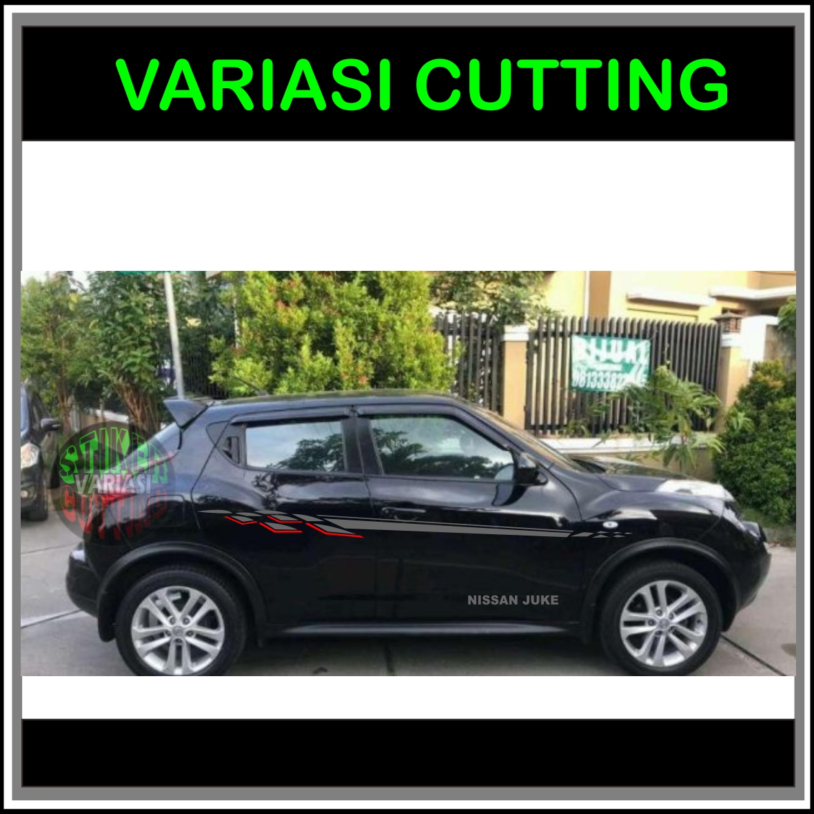 Stiker Mobil Nissan Juke Variasi Cutting Sticker body samping keren ...