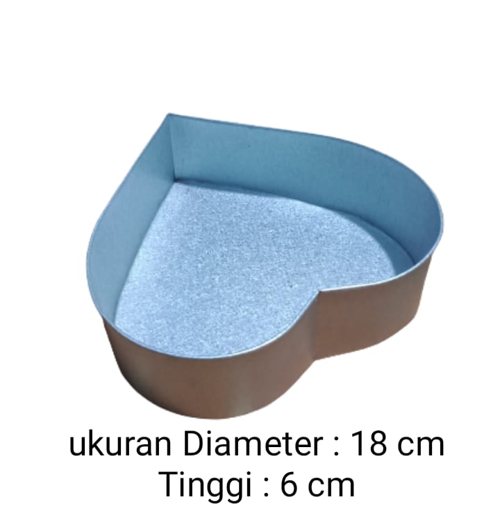 Loyang Love Ukuran 18, 20, dan 22 cm Harga Satuan / Loyang Kue | Lazada ...