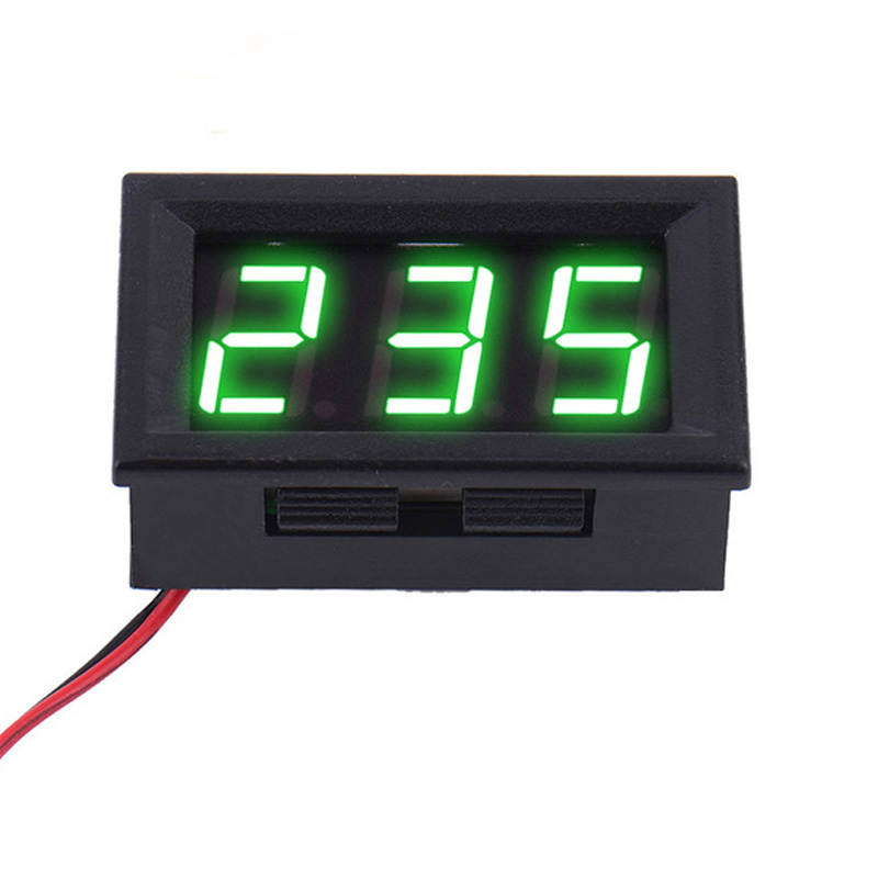Voltmeter Volt Meter AC Digital 220V 220 v Hijau Green Listrik PLN ...