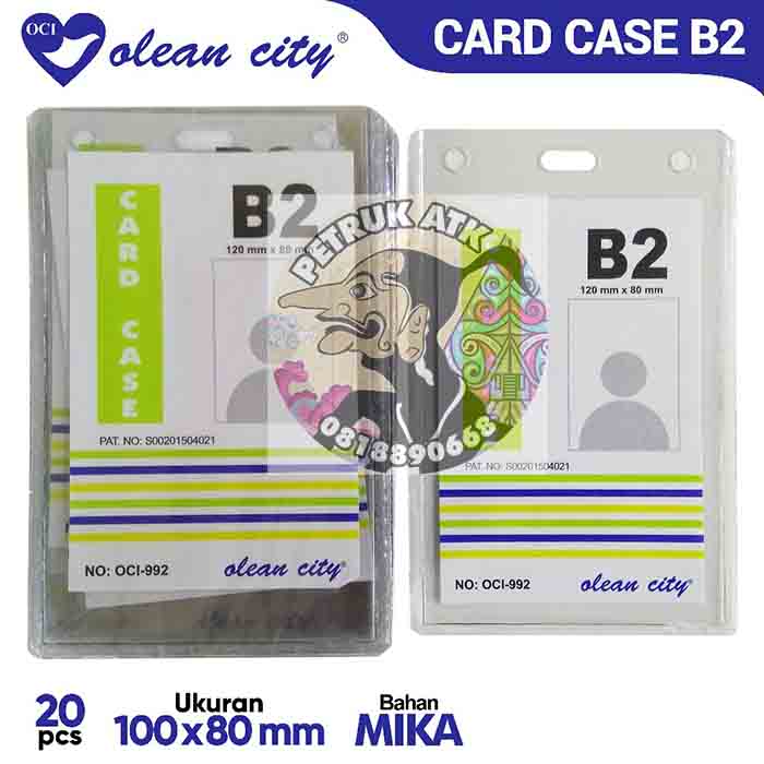 [PAK] ID CARD NAME TAG OLEAN CITY B2 (20 LEMBAR) TOP LOADER / CARD CASE ...