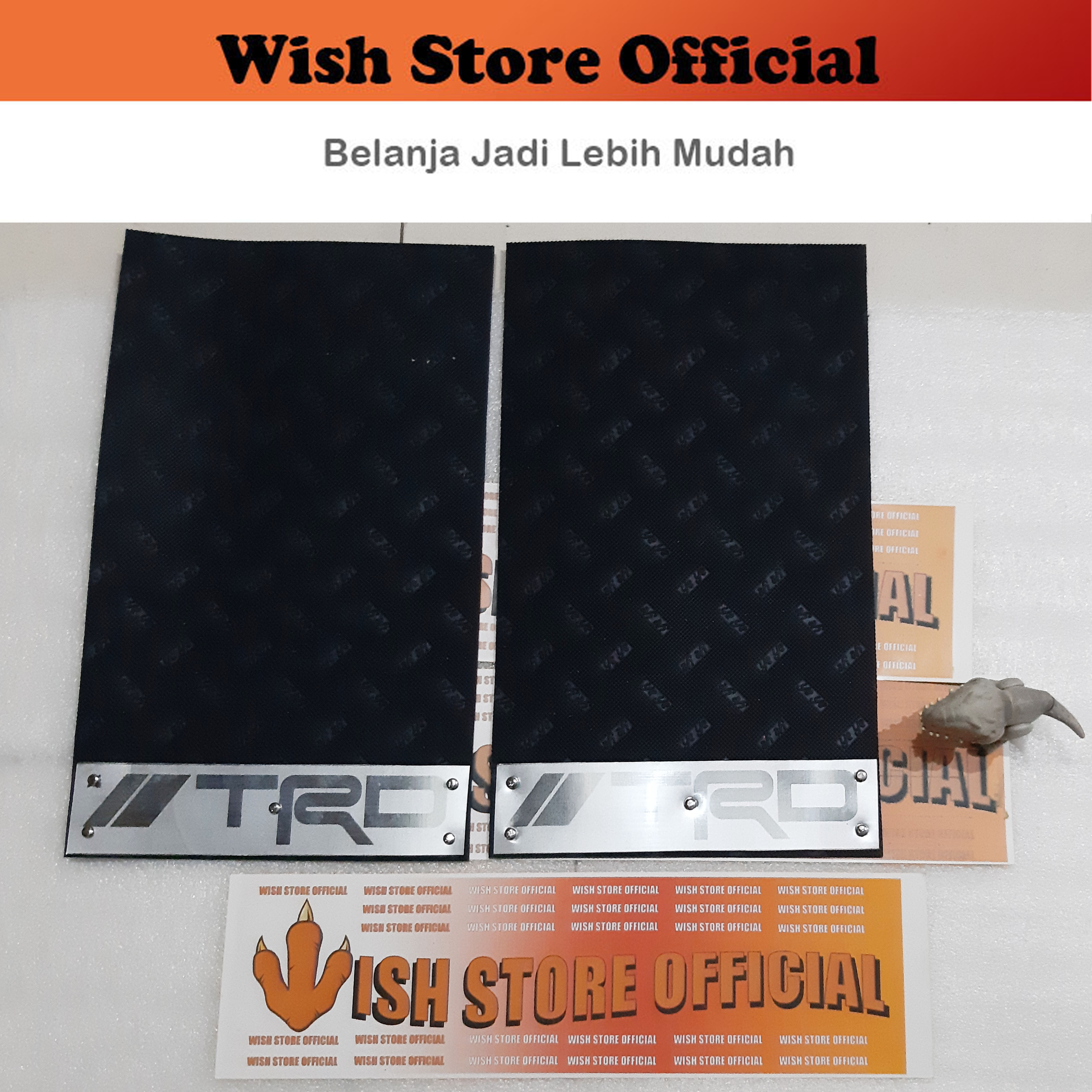 Karpet Roda Motif TRD Universal Karpet Lumpur Roda Mud Guard 1 set isi ...