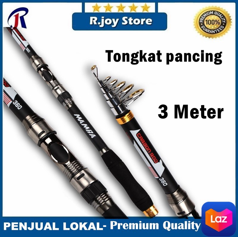 COD - Mamba Joran Pancing Carbon Fiber Sea Fishing Rod 3M 6 Segments 3 ...