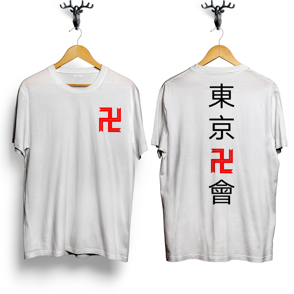 Baju Kaos Distro TOKYO REVENGERS KANJI / baju GENG TOKYO MANJI / baju ... Baju Kaos Distro TOKYO REVENGERS KANJI / baju GENG TOKYO MANJI / baju ...