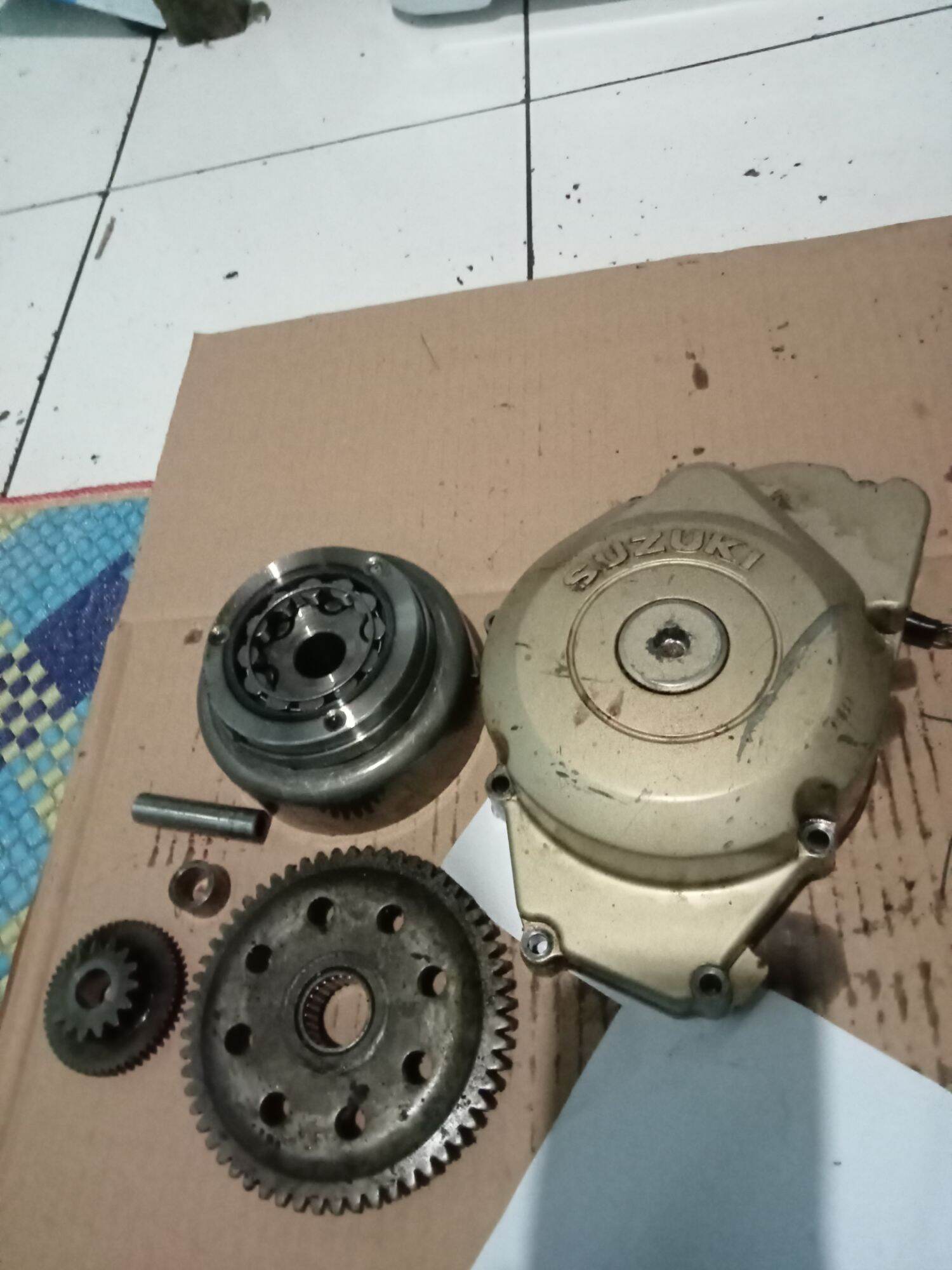 magnet lengkap gigi stater sepul motor zusuki satria Fu original ...