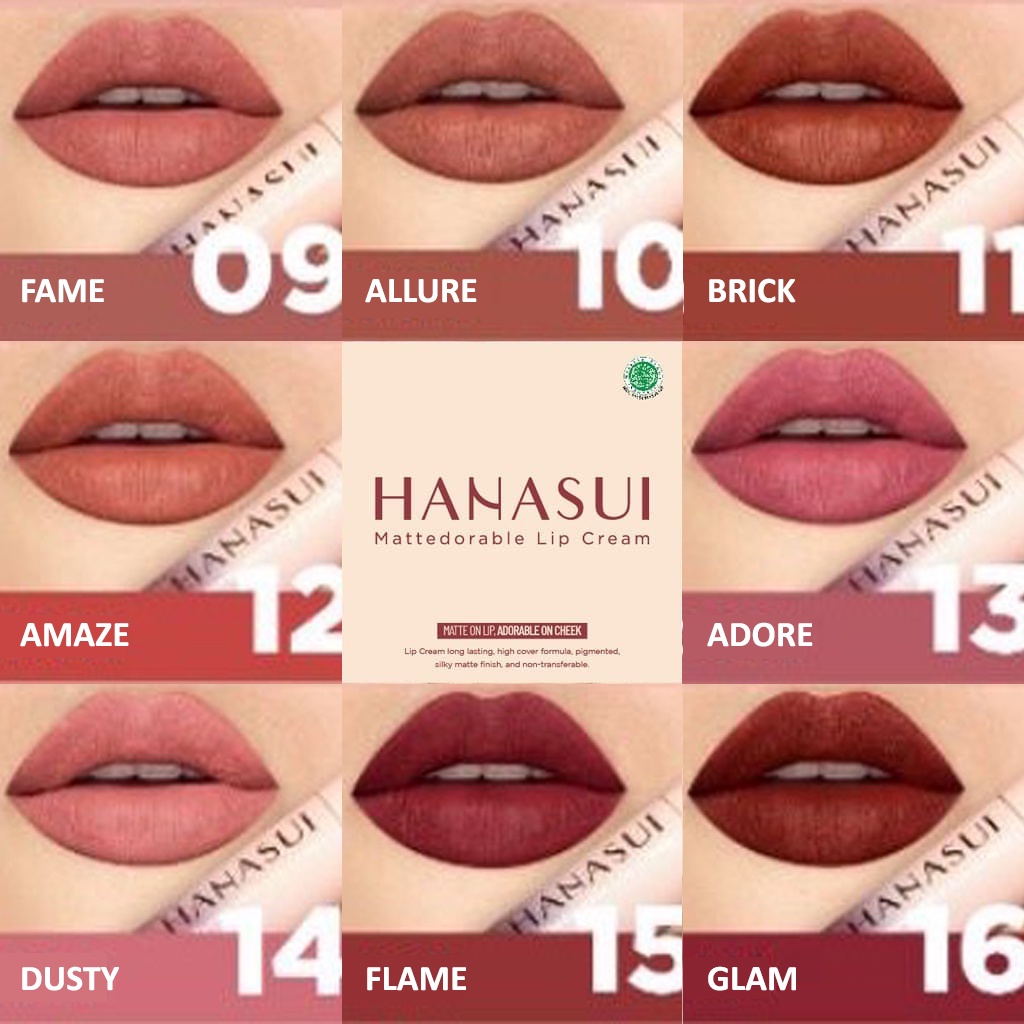 BELLEZA HANASUI Lip Cream Matte ALL VARIAN | Lazada Indonesia