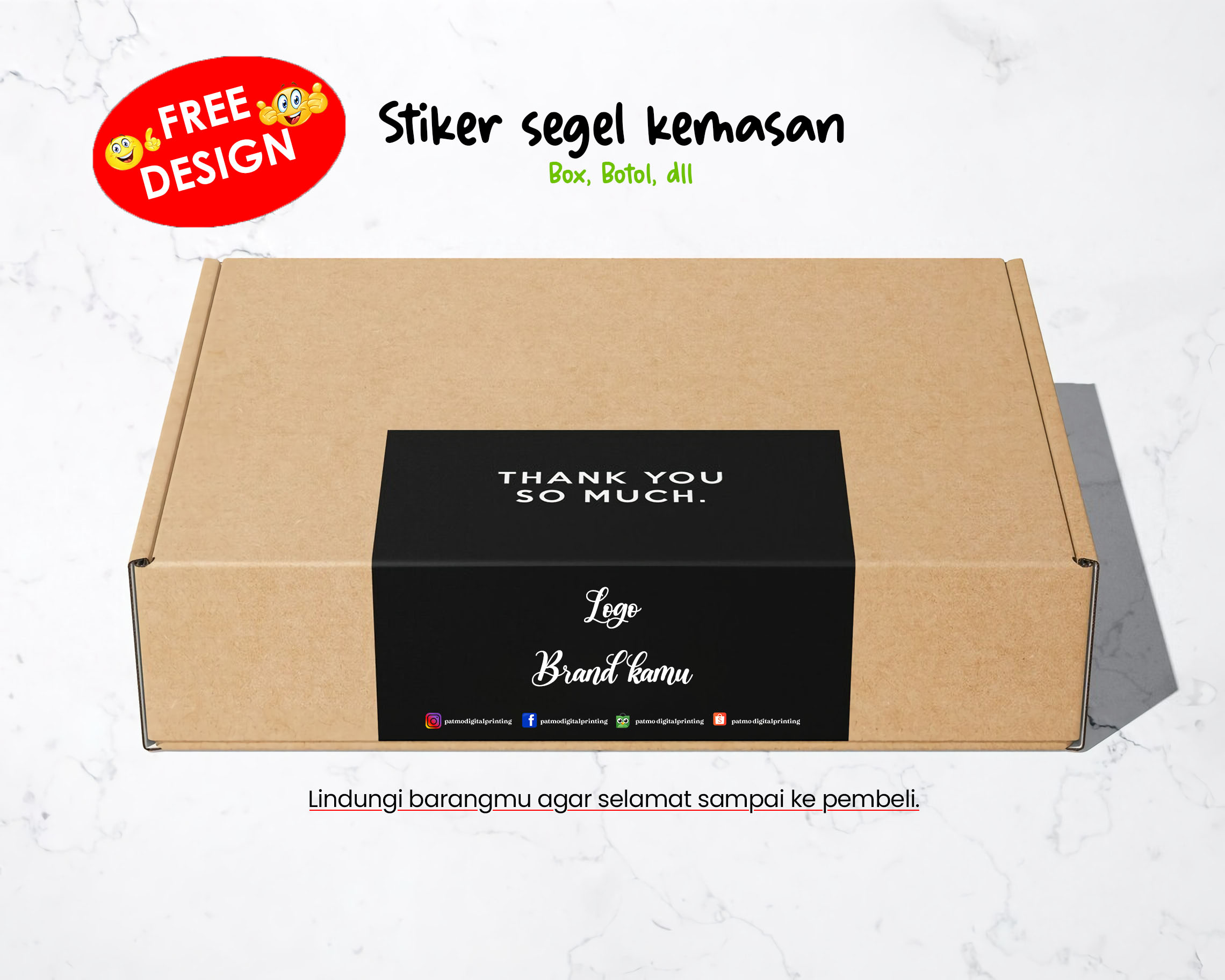 ukuran kertas A3+ STIKER SEGEL KEMASAN / PACKAGING SEAL / STIKER SEGEL ...