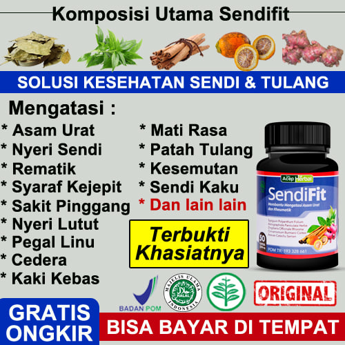 Herbal Sendifit / Sendi Fit Kapsul Obat Asam Urat dan Rematik ...