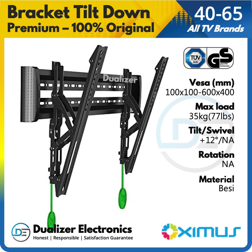 Bracket TV Smart UHD 4K-8K CURVED LED 70 65 60 55 50 49 43 Inch Tilt ...