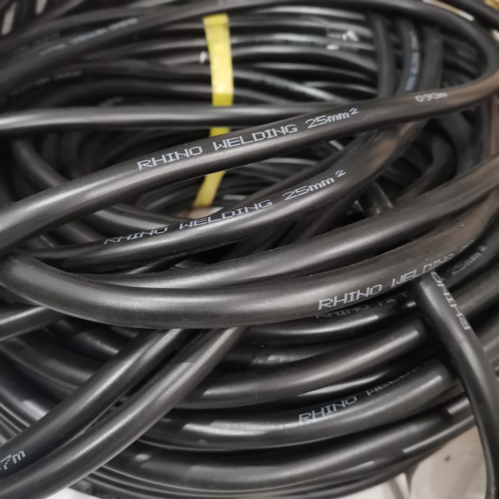 Kabel las 25 mm Rhino welding cable kabel las rhino | Lazada Indonesia