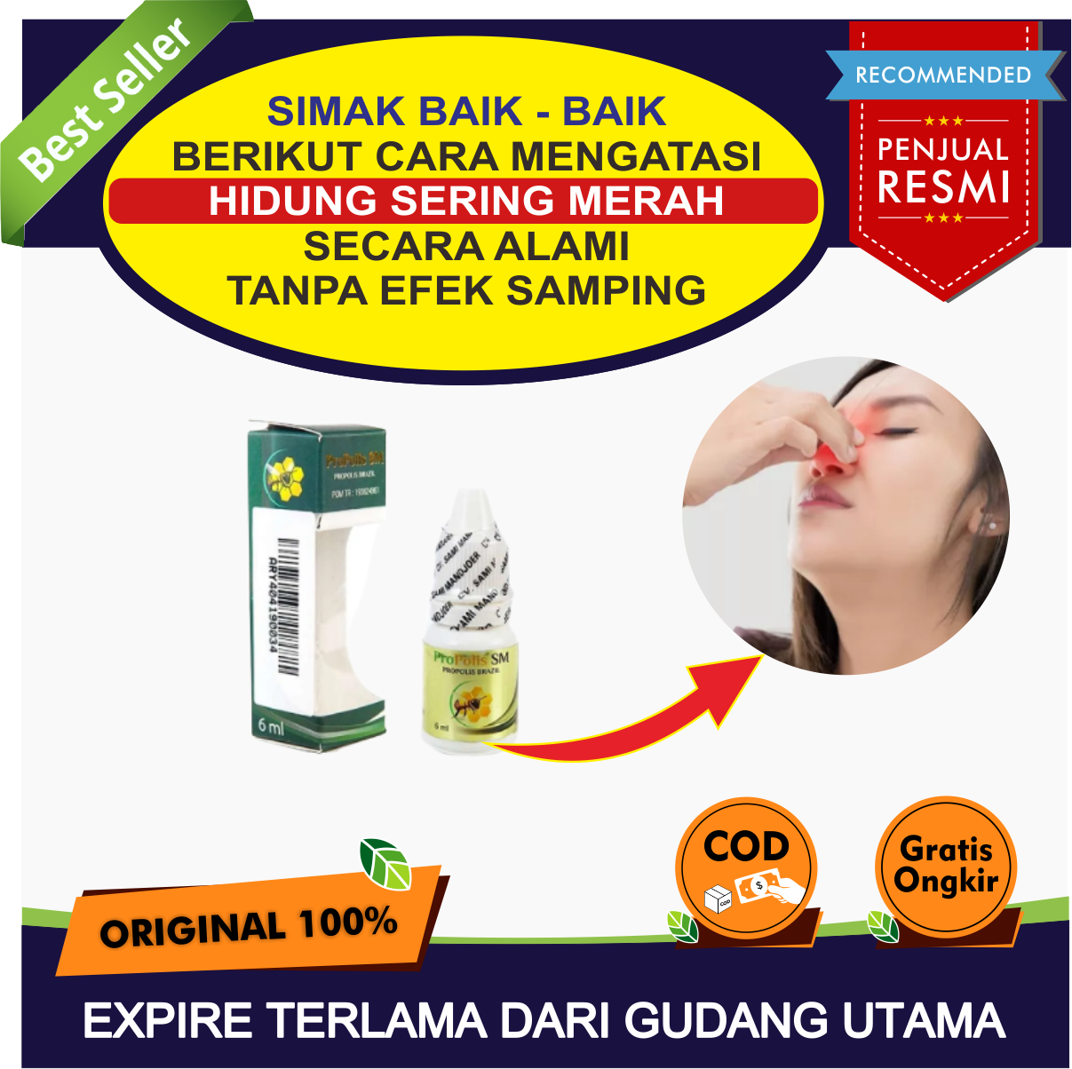 Obat Hidung Merah Berbau Busuk Di Apotik, Obat Hidung Merah Rekomendasi ...