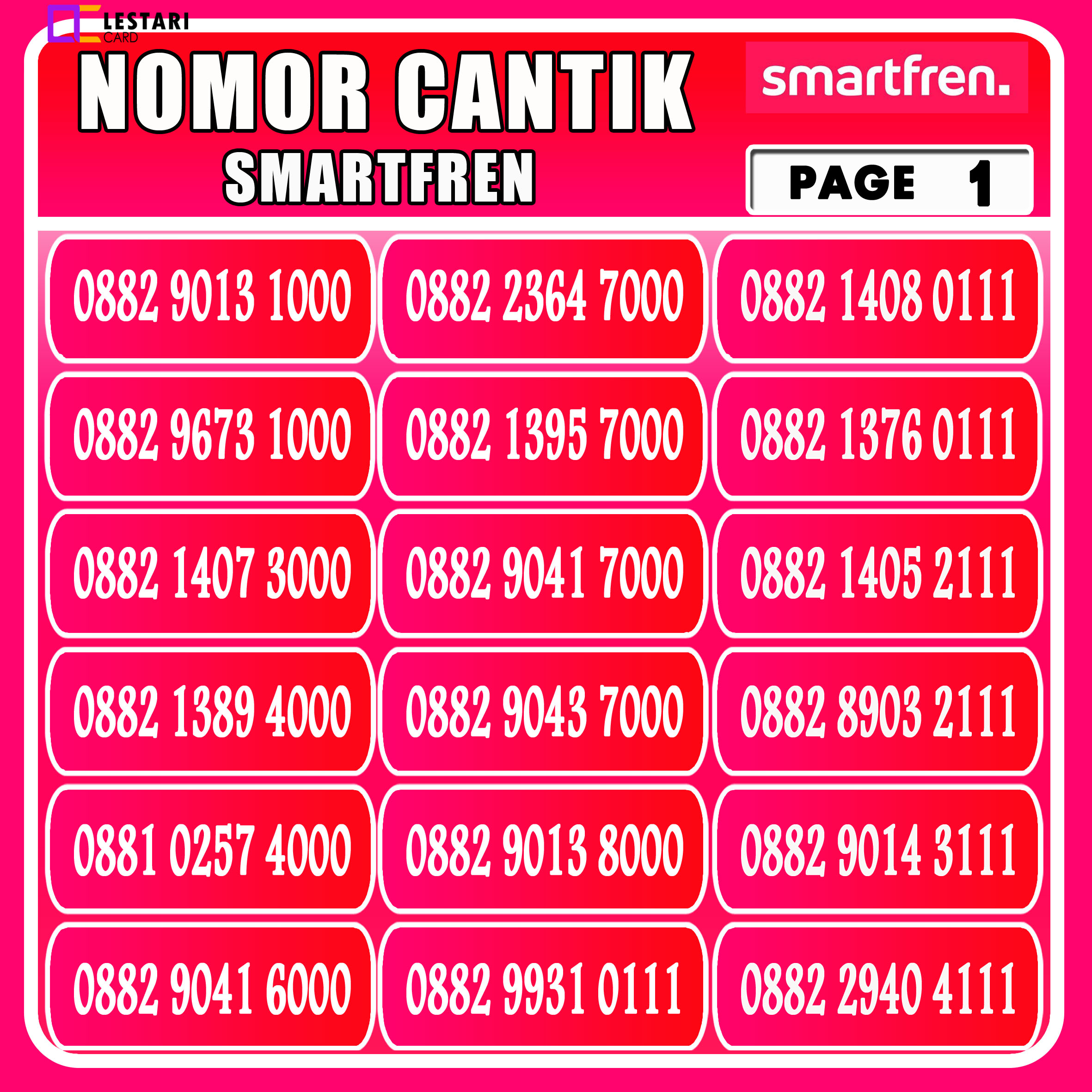 Nomor Cantik Smartfren Triple Ujung Murah | Lazada Indonesia