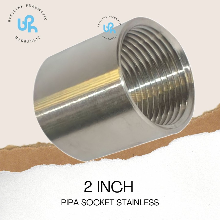 2 INCH COUPLING / PIPA SOCKET STAINLESS 304 2INCH / 2" | Lazada Indonesia
