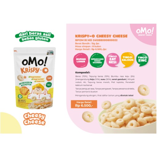 Omo Krispy O - Cemilan Anak Sehat - Snack Anak Bayi | Lazada Indonesia