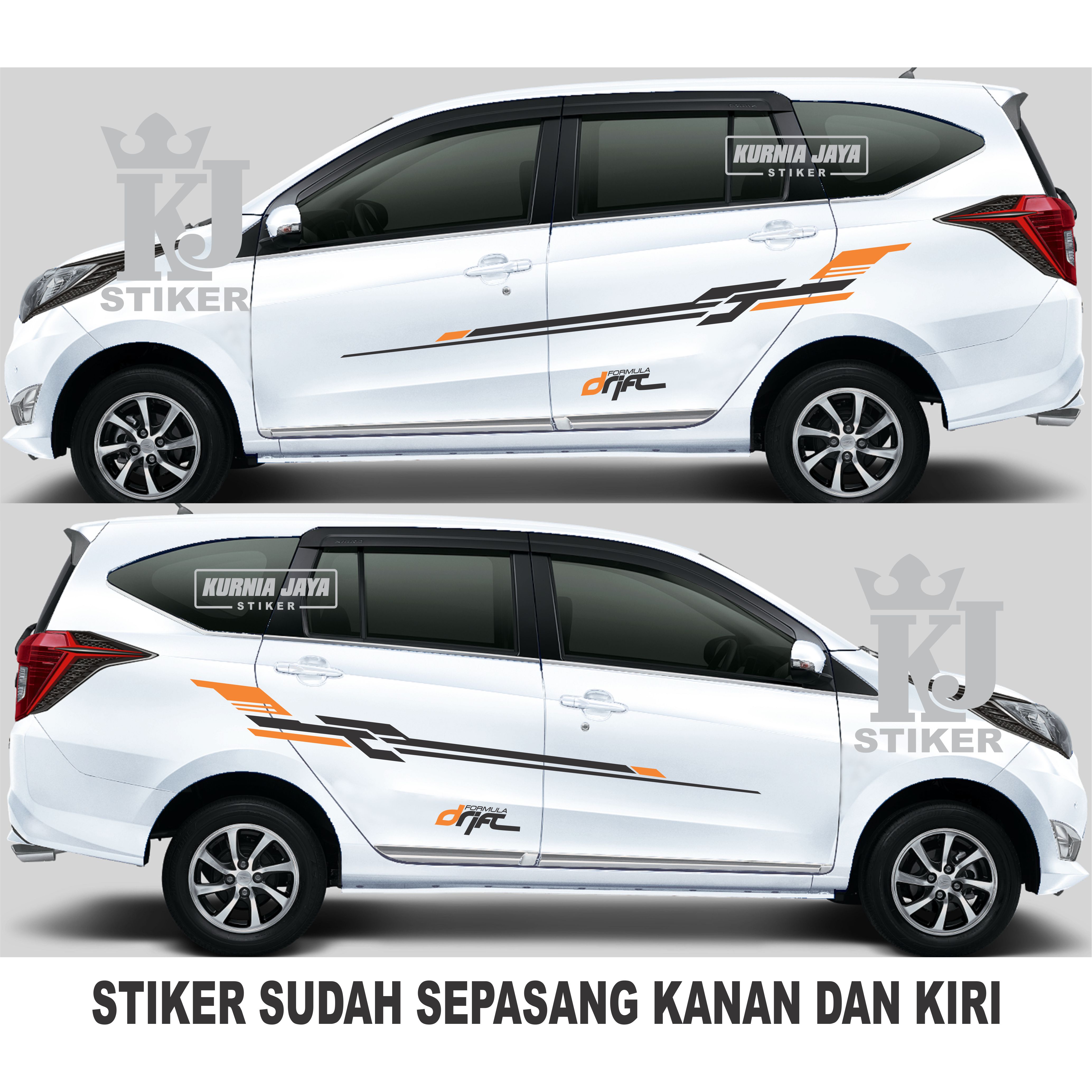 Stiker Mobil Calya Dan Stiker Mobil Sigra Striping Mobil Calya Dan ...