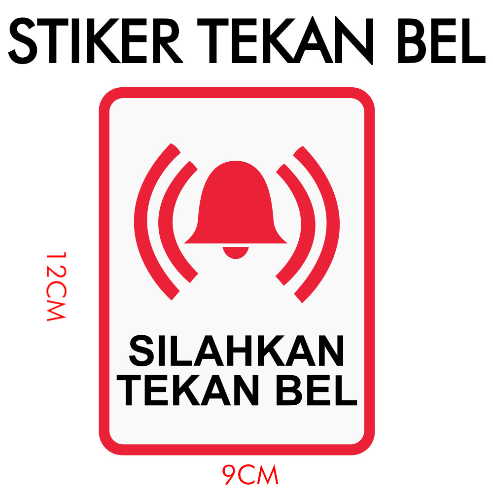 Stiker Bel Rumah Disini | Lazada Indonesia
