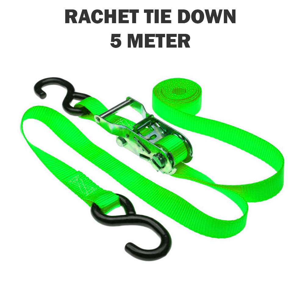 Tali Pengikat Barang di Motor / Rachet Tie Down Ratchet Tali Ikat ...