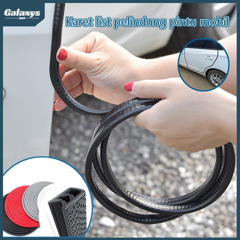 5m/Cars Bumper Strip Collision Strip/Pelindung Pintu Mobil/List Karet ...