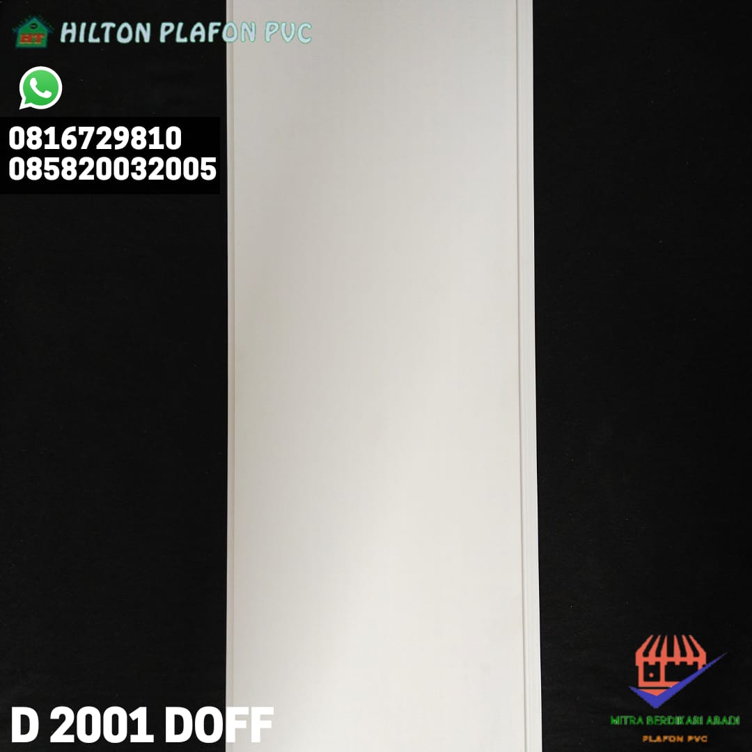 Plafon PVC Motif Putih DOFF D 2001 DF, Murah Berkualitas | Lazada Indonesia