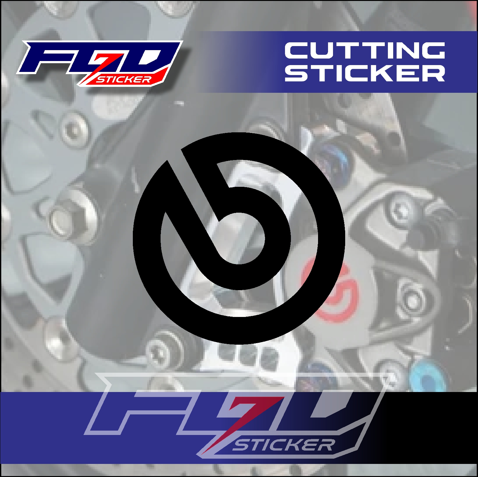 Cutting Stiker BREMBO LOGO variasi Sticker timbul Keren | Lazada Indonesia