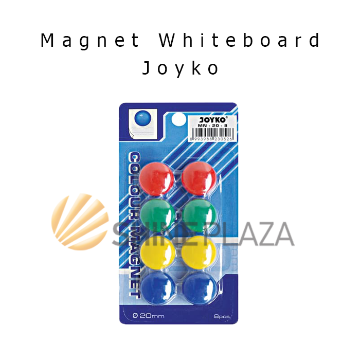 Colour Magnet Whiteboard - Magnet Papan Tulis Joyko MN-20-8 | Lazada ...