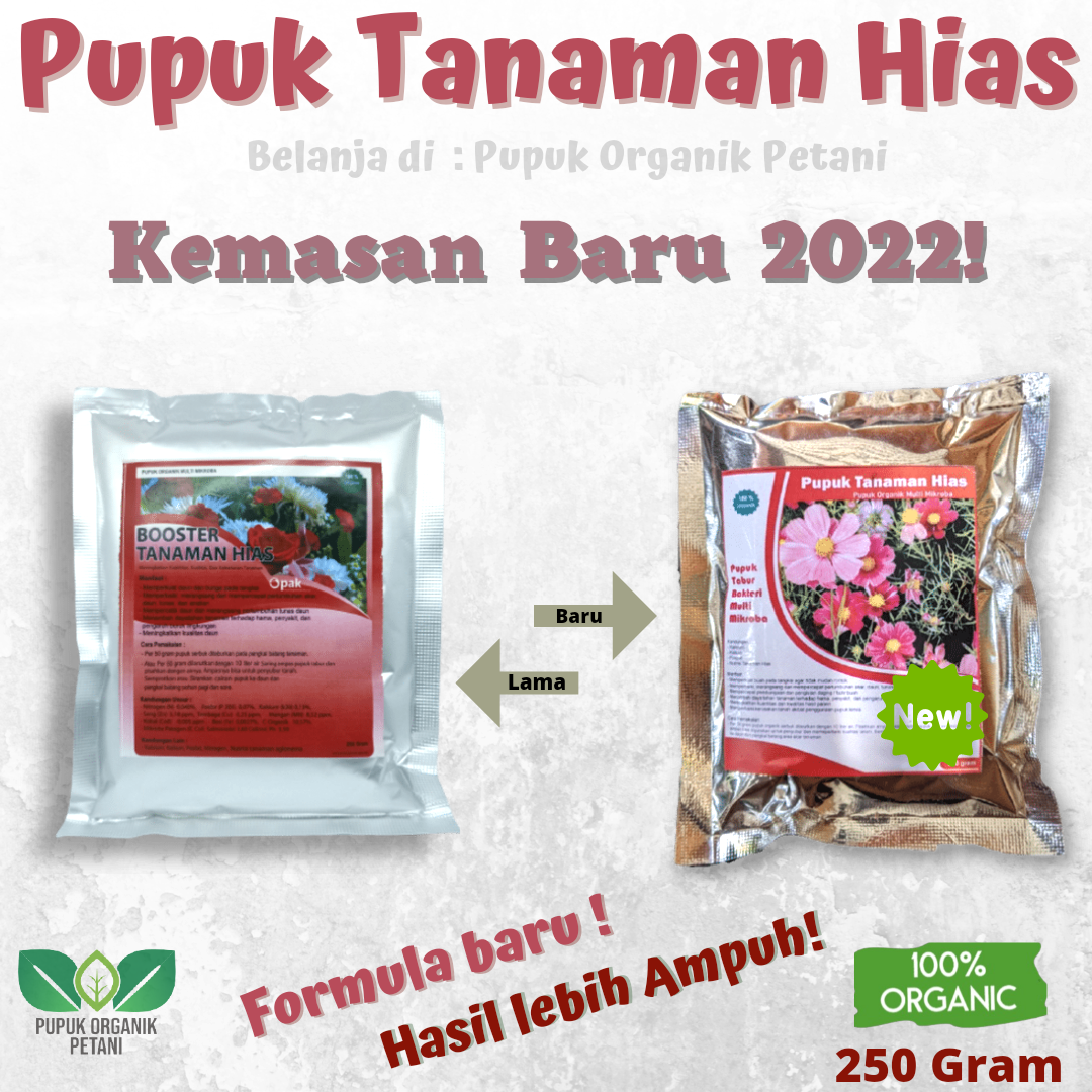 Pupuk Organik Booster Penyubur Tanaman Hias dan Pupuk Perangsang Bunga ...
