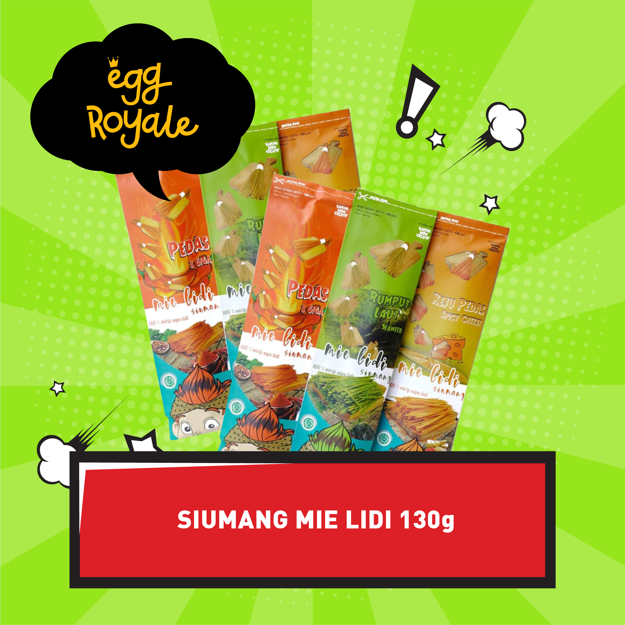 Mie Lidi Si Umang 30cm Royale Foods Snack Camilan Lidi Lidian | Lazada ...