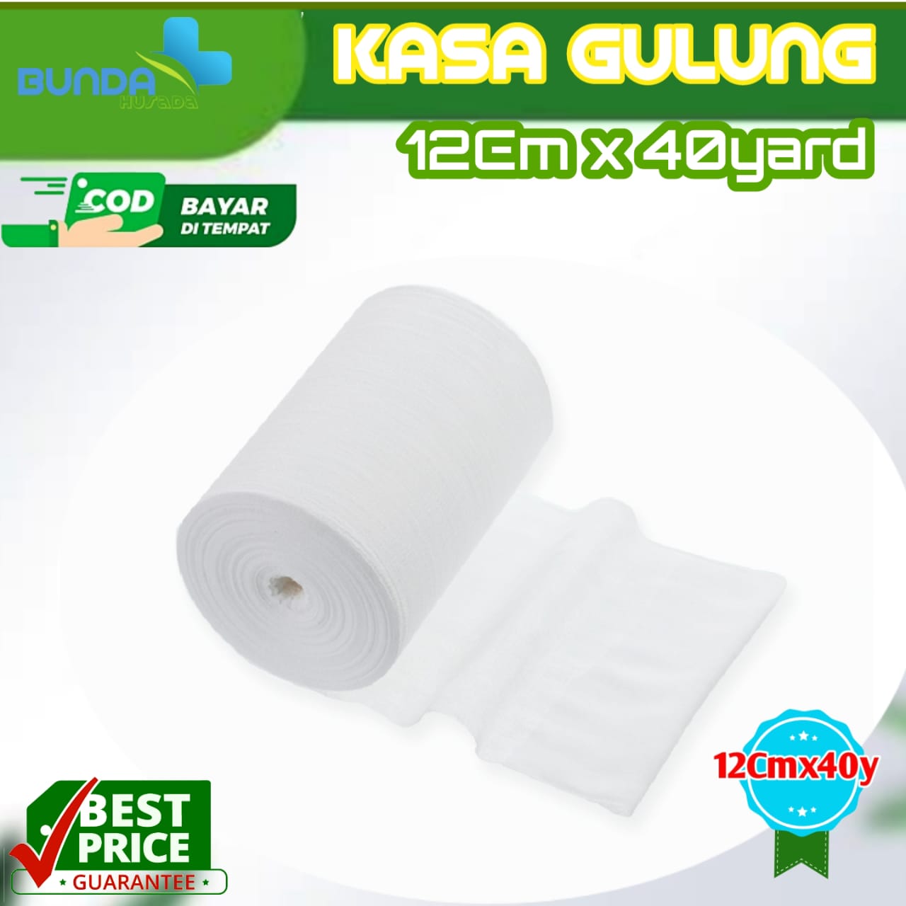 Kasa Gulung Perban Roll Besar Plester Kain Pembalut Luka Patah Tulang ...