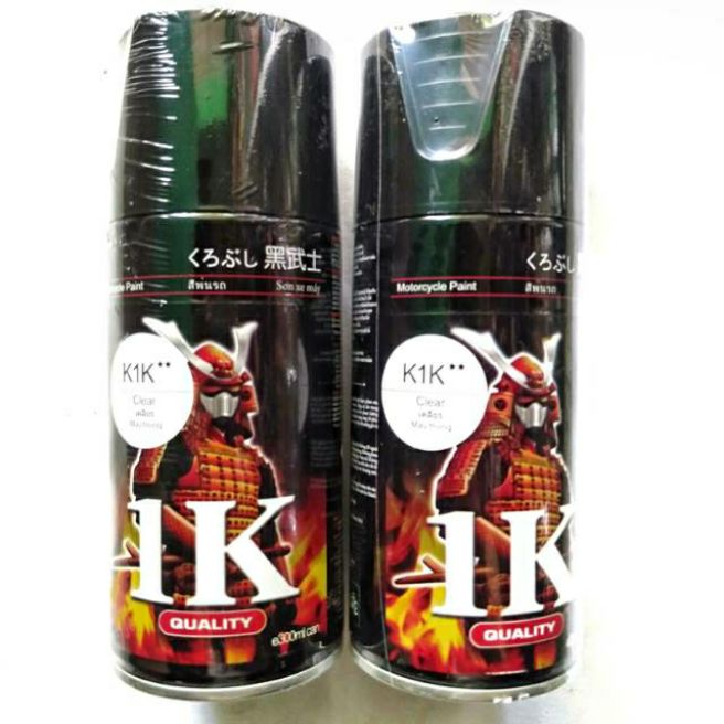 SAMURAI PAINT CLEAR K1K- CLEAR PERNIS K1K - CAT SEMPROT AEROSOL SAMURAI ...