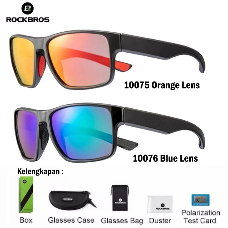 Rockbros Kacamata Sepeda Polarized Cycling Sunglasses Polaris | Lazada Indonesia
