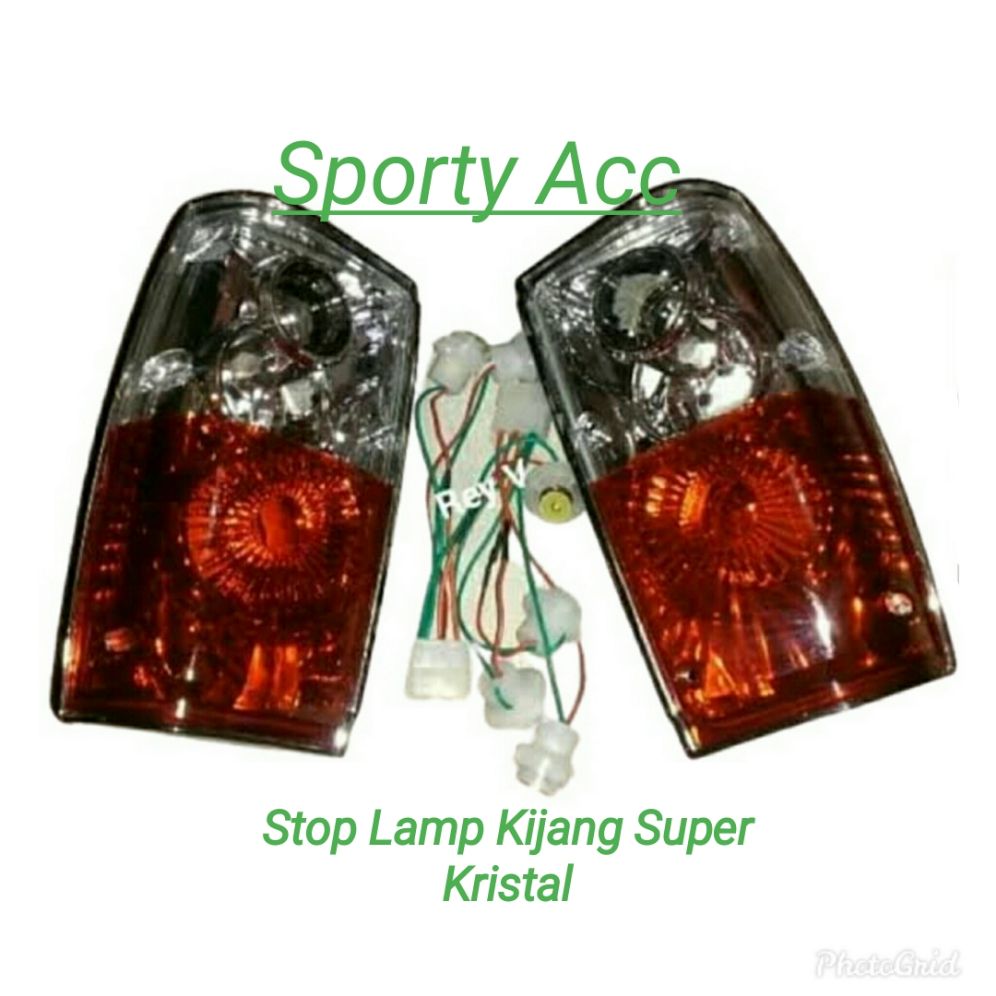 Stop Lamp Kijang Super Lampu Stop Kijang Super Kristal Mica Kristal ...