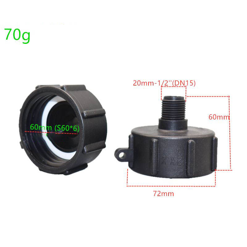 IBC Tank Adapter Kran Adaptor Tangki IBC Tutup Tangki Air Tutup Toren ...