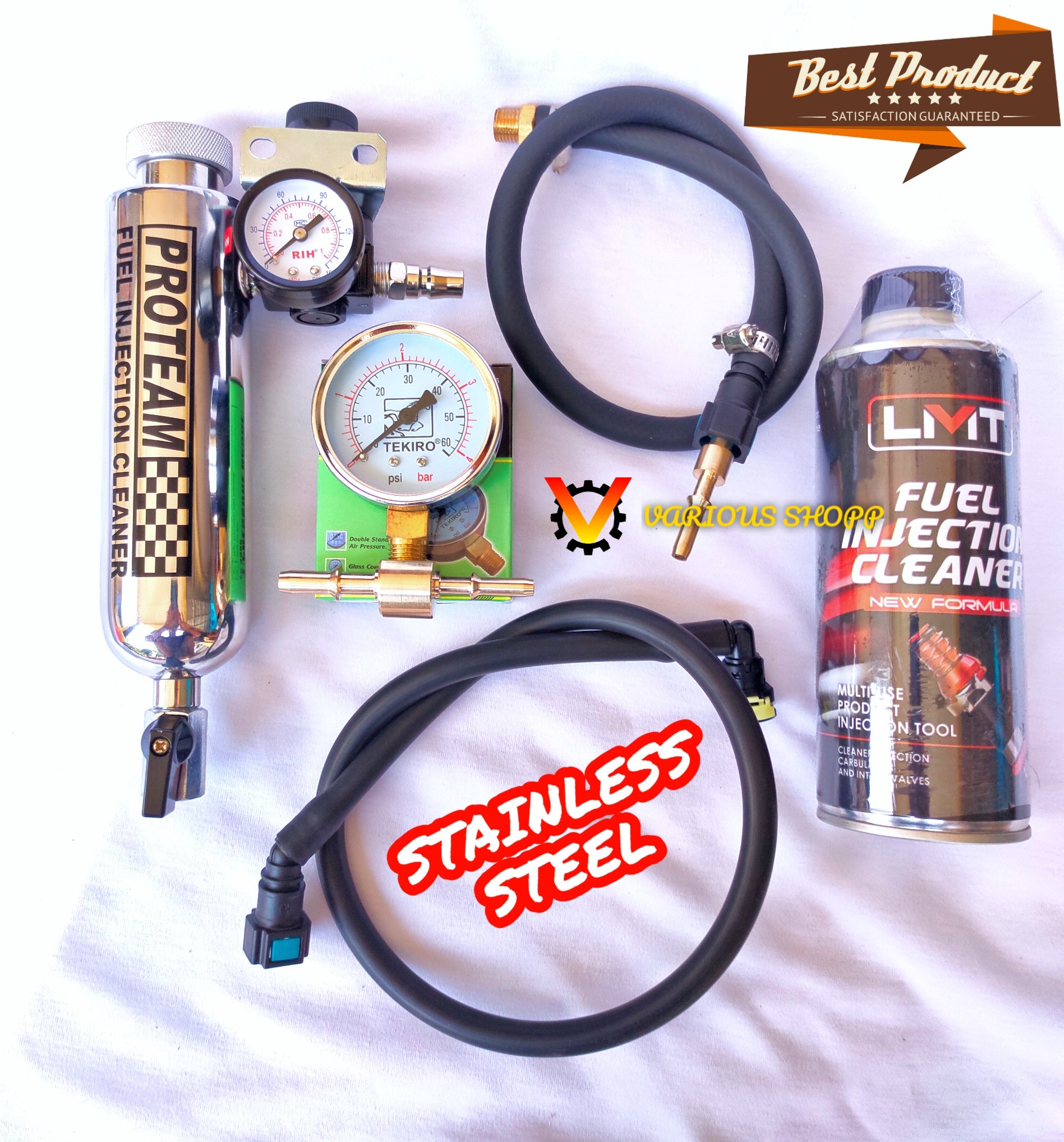 FULL SET Alat Servis Injeksi Motor | Injector Cleaning Tools ICT FUEL ...