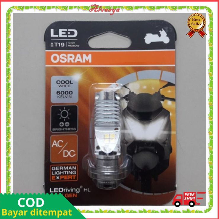 Lampu Depan LED Osram Honda Beat Scoopy Old Lampu Osram Motor Spacy Vario | Lazada Indonesia
