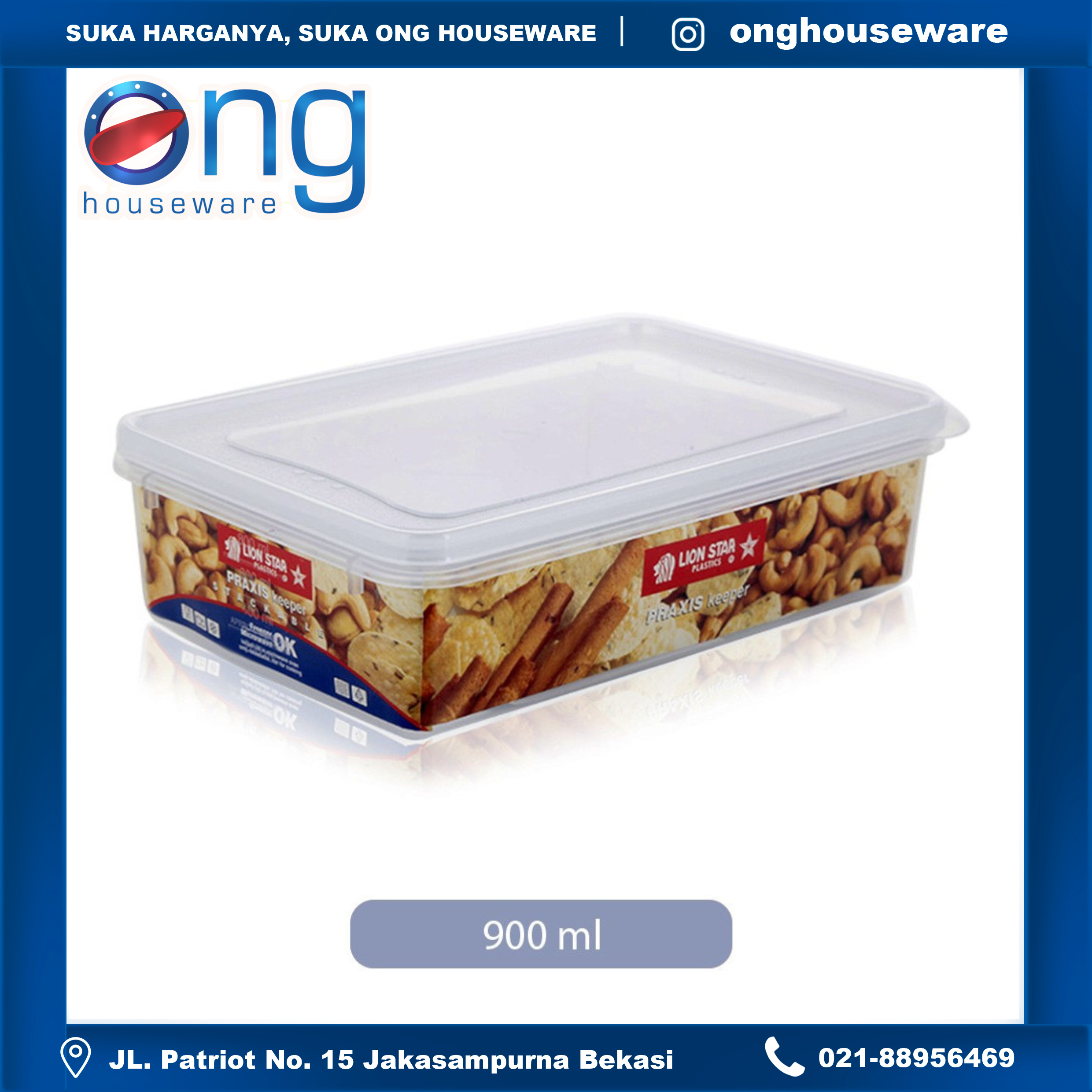 Kotak Box Wadah Tempat Makan Plastik Lion Star Praxis Keeper KP6 KP-6 ...