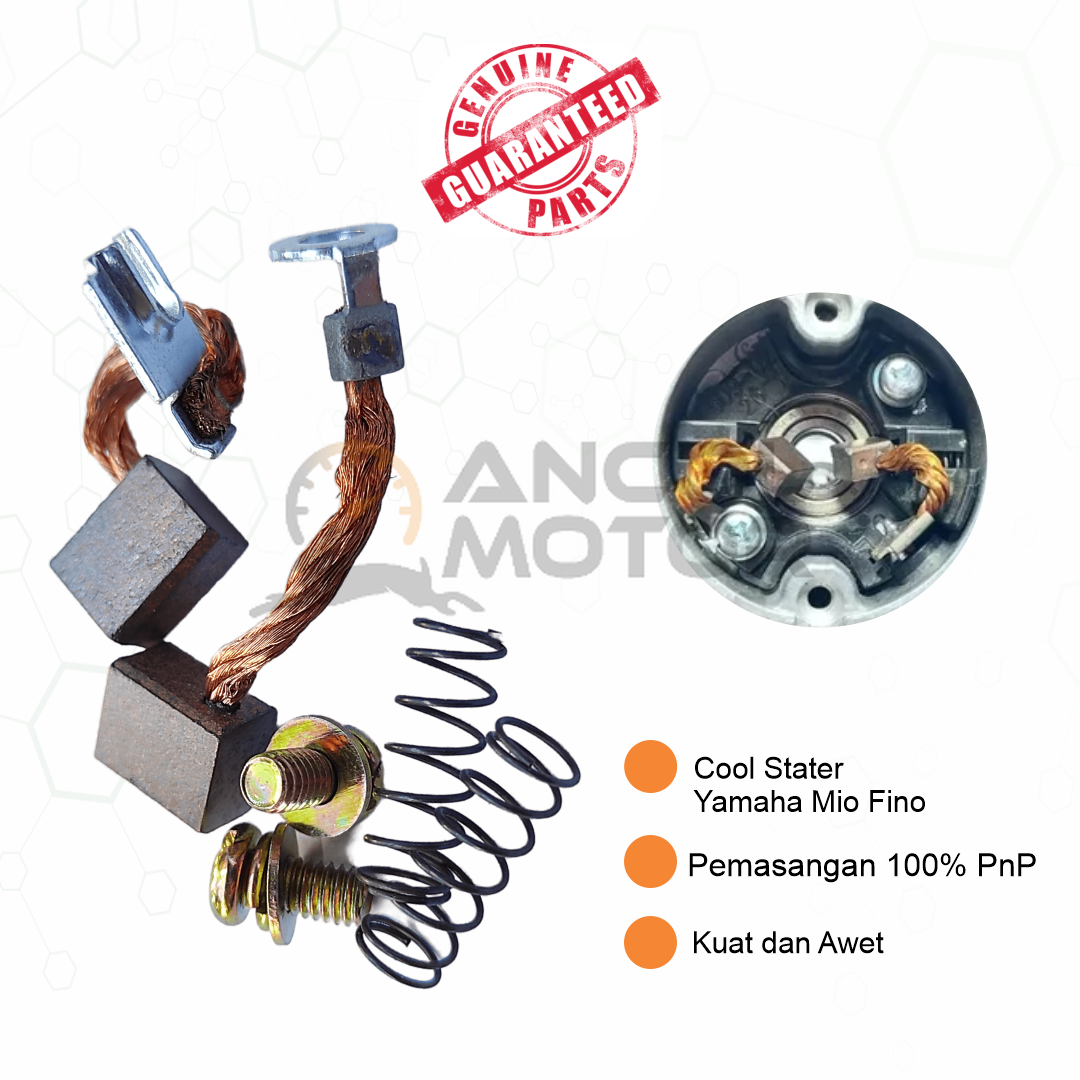 Cool Stater Mio Soul Fino Carbon Brush Arang Angker Motor Yamaha ...