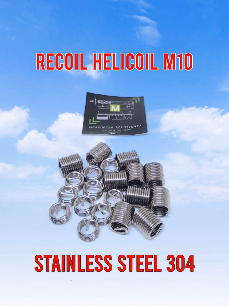 ms7 Thread Repair Recoil Helicoil M10 Stainless Steel 304 Perbaikan ...