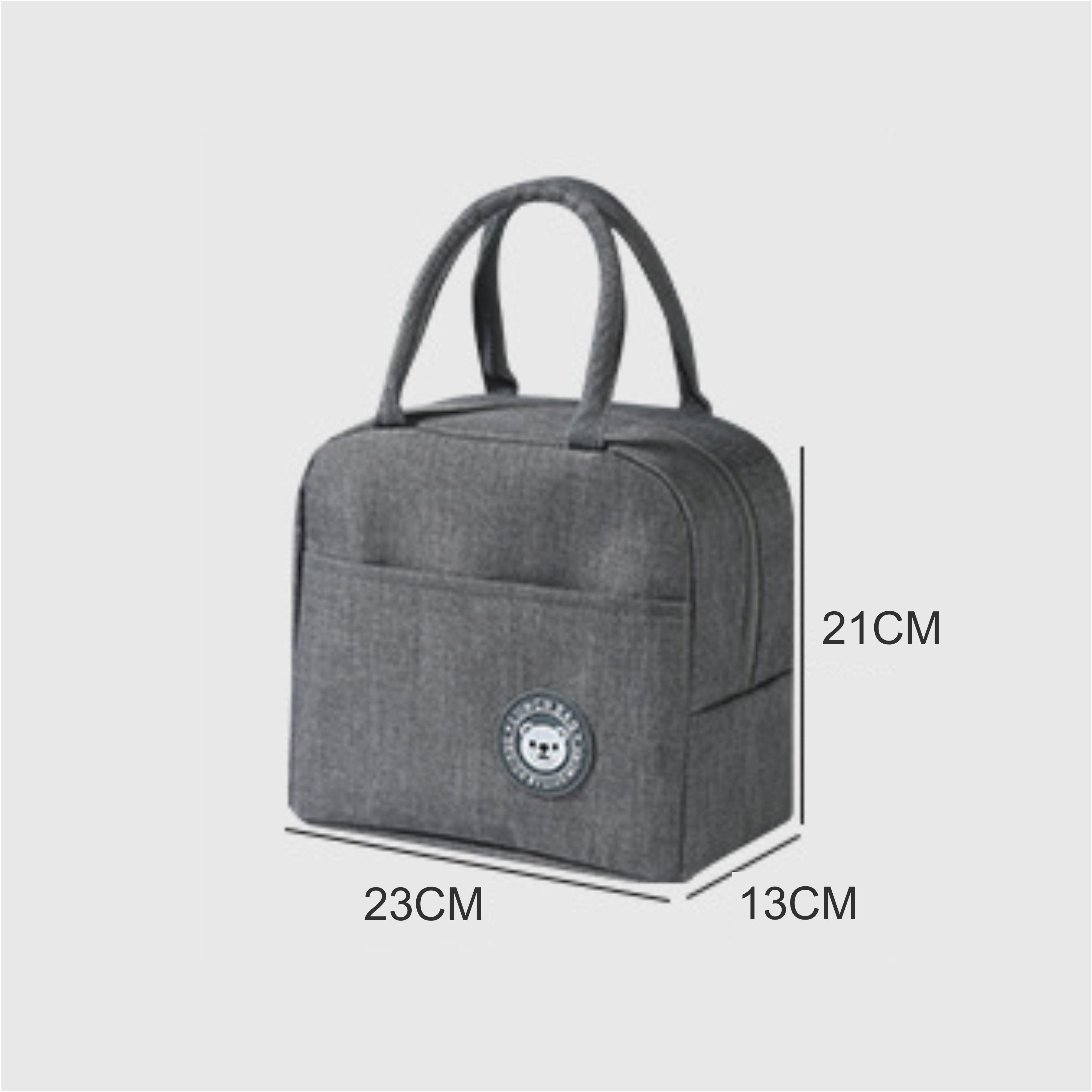 Tas Bekal Makan Model Resleting / Lunch Cooler Bag / Tote Bag | Lazada ...