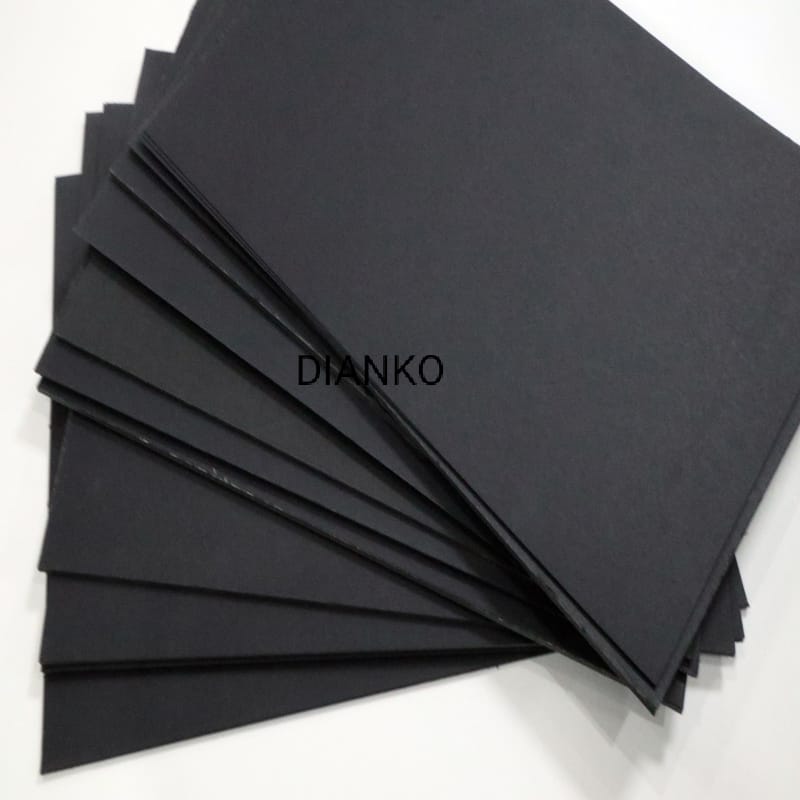 Kertas Karton Linen Hitam 200 gsm A4 - Black Linen Hitam A4 | Lazada ...