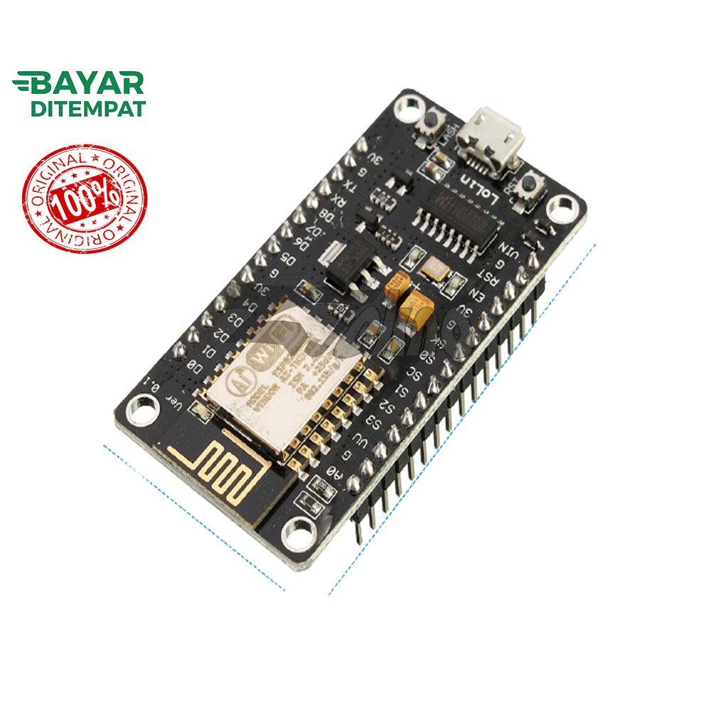 NODEMCU LOLIN V3 CH340G ESP8266 ESP-12E DEVELOPMENT BOARD | Lazada ...