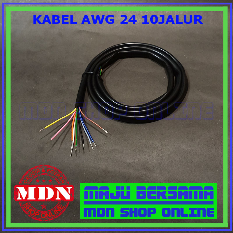 Kabel AWG 24 10 Jalur Original Jual Per 1 Meter | Lazada Indonesia